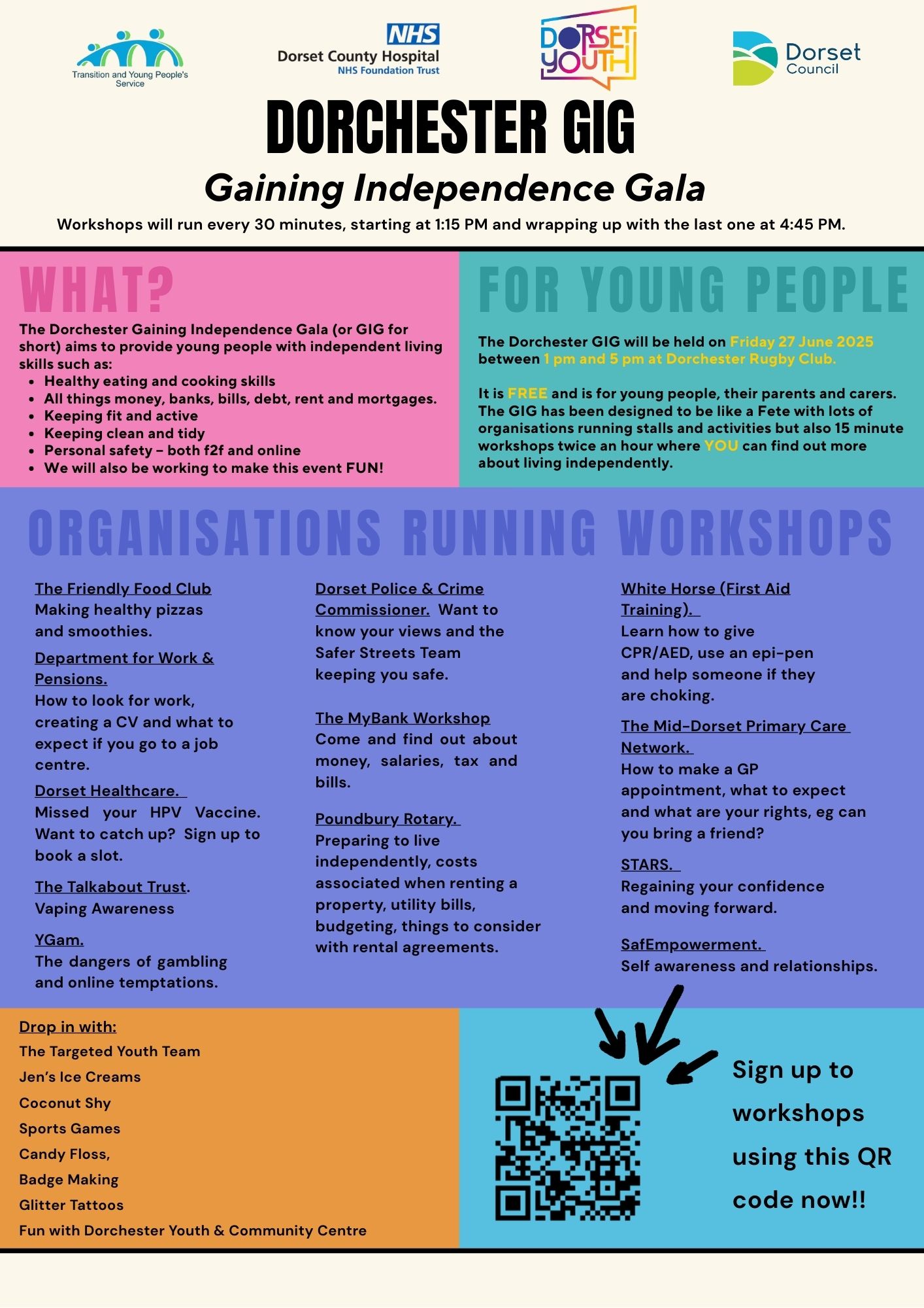 Dorchester GIG - Gaining Independence Gala - Friday 27th June (13:00-17 ...